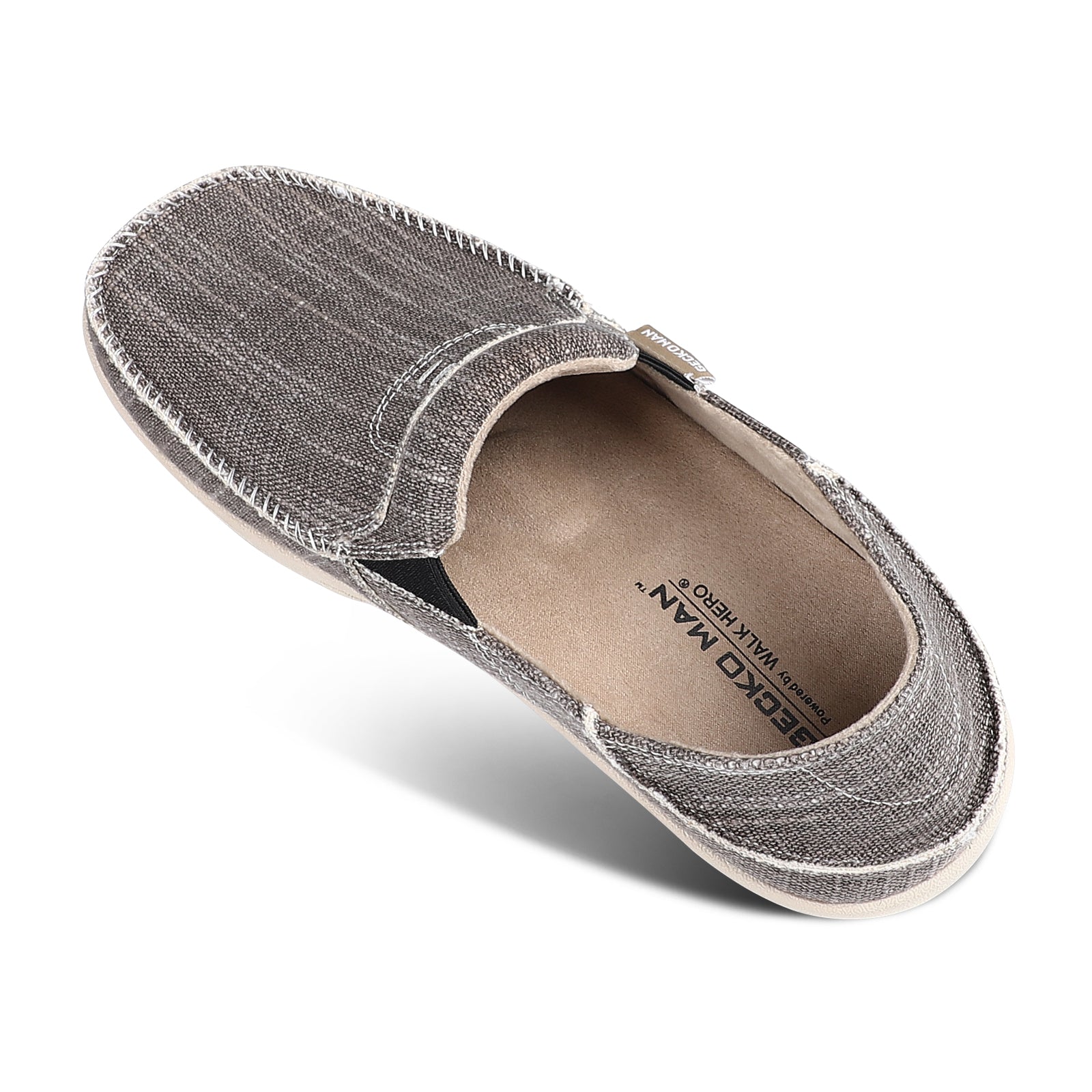 Men's Canvas Plantar Fasciitis Shoes with Arch Support Orthotics – GECKOMAN